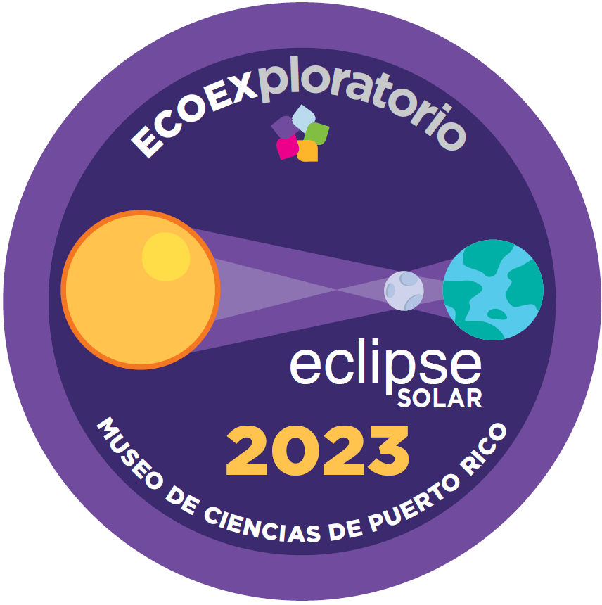 Badge Conmemorativo Eclipse Solar 2023 – EcoExploratorio, Inc